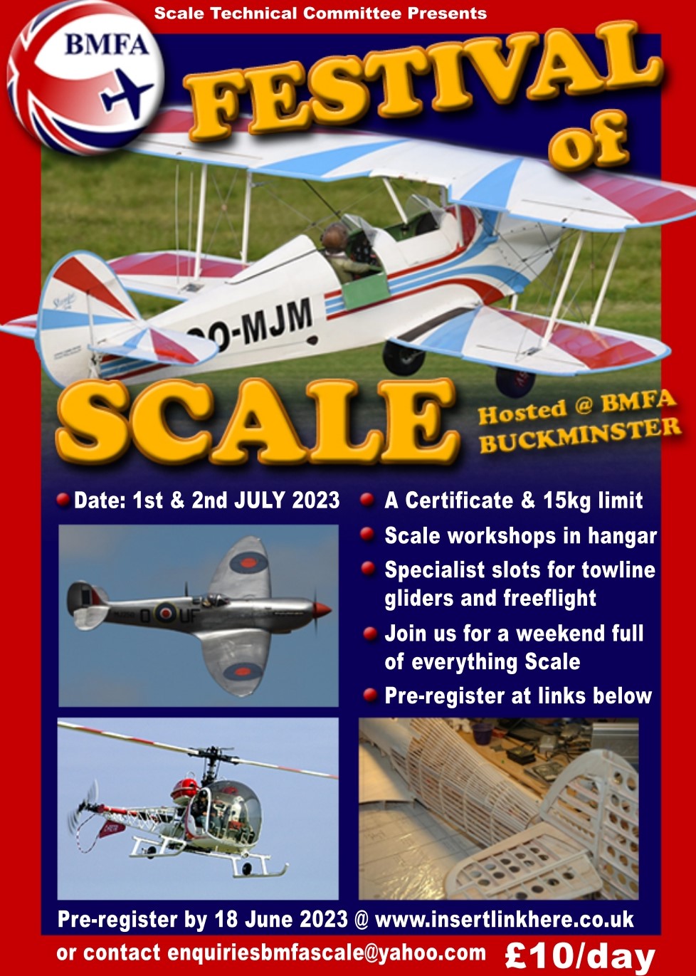 Festival of Scale Poster – July – BMFA National Visitor Centre